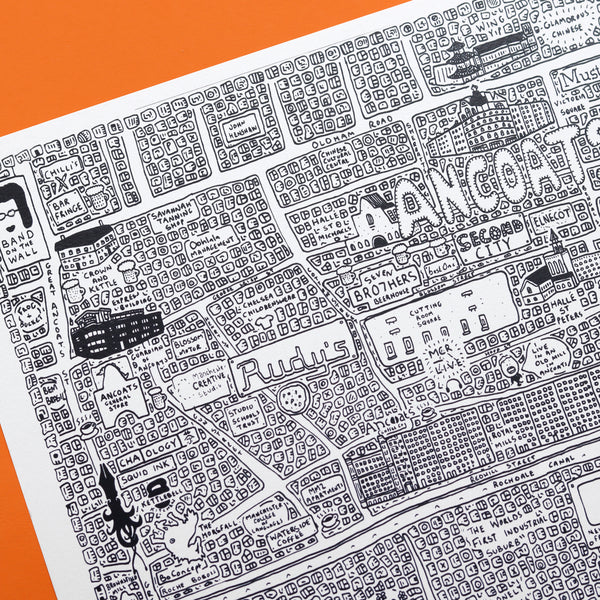 Doodle Map Ancoats – Uniquely Manchester