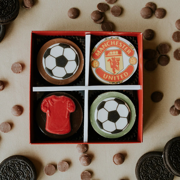 Manchester Utd Chocolate covered Oreos Gift Box – Uniquely Manchester