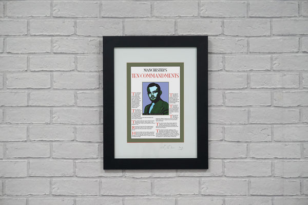 Retro Poster Art - Manchester's Ten Commandments – Uniquely Manchester