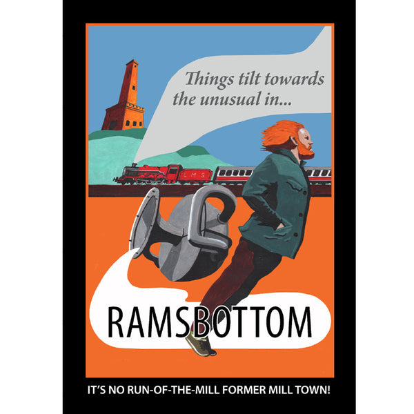 Retro Poster Art - Ramsbottom – Uniquely Manchester
